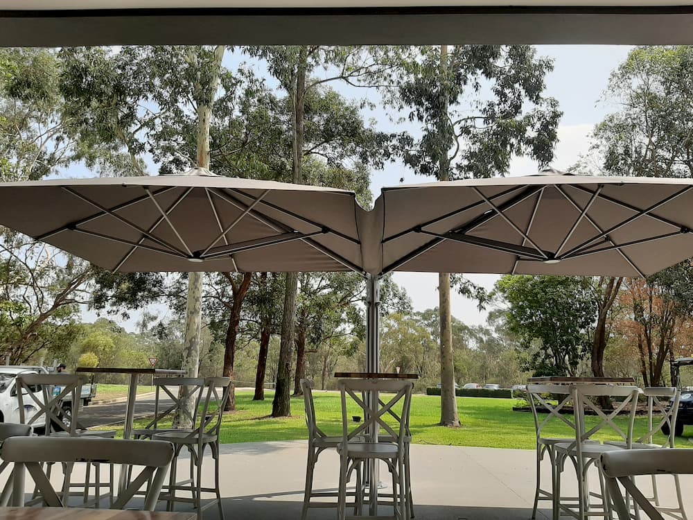 Shadowspec Unity – Multi Canopy Cantilever Umbrella - Sydney Shade