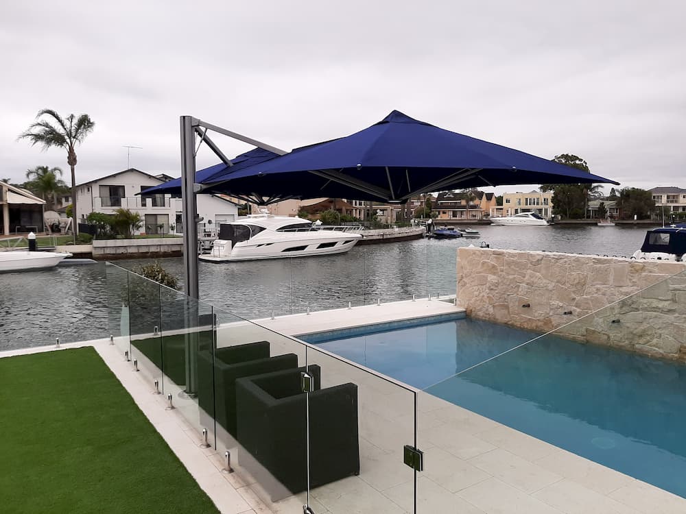 Shadowspec Unity – Multi Canopy Cantilever Umbrella - Sydney Shade
