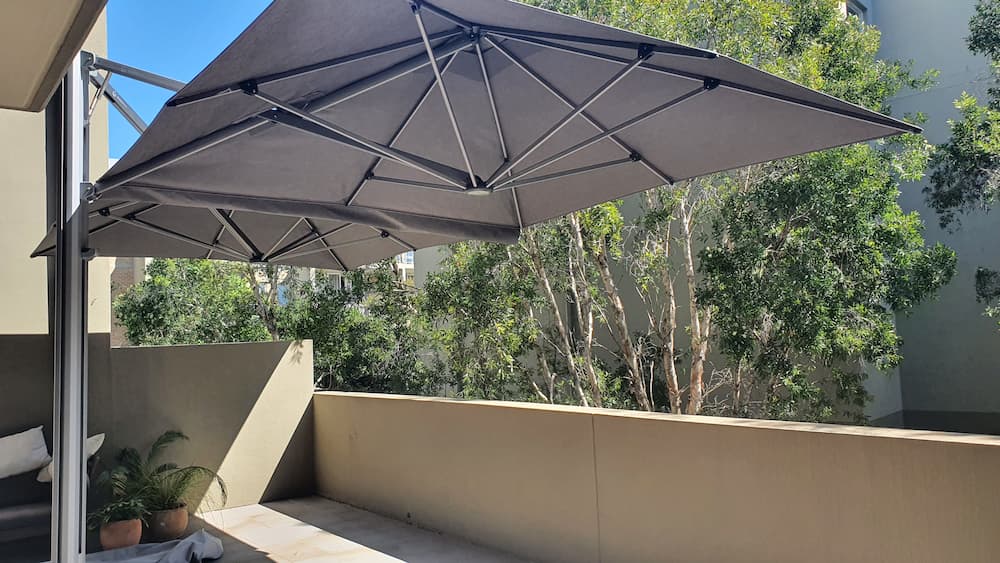 Shadowspec Unity – Multi Canopy Cantilever Umbrella - Sydney Shade