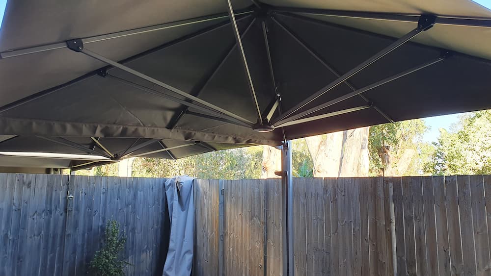 Shadowspec Unity – Multi Canopy Cantilever Umbrella - Sydney Shade